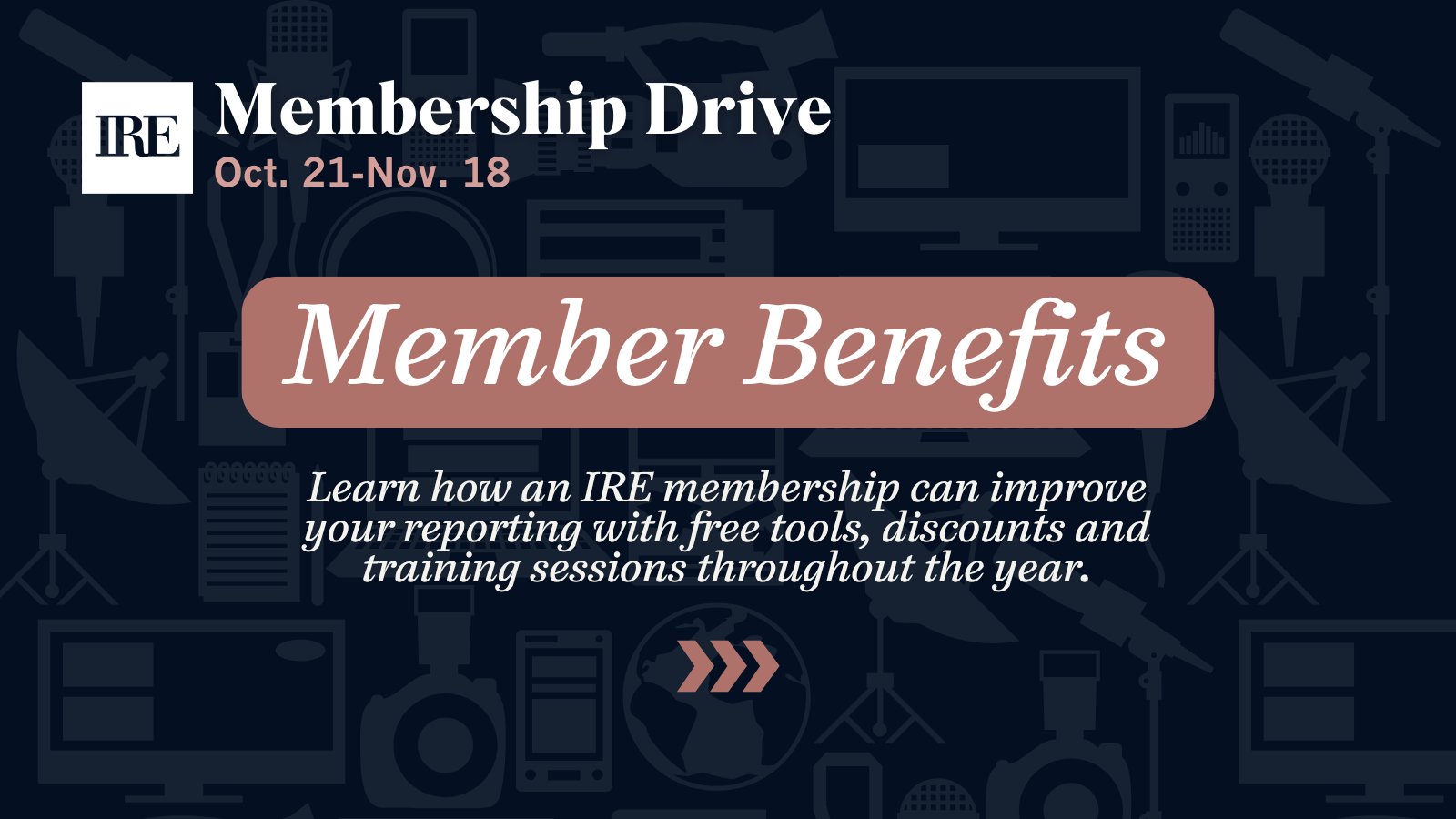 IRE kicks off fall membership drive with giveaways - Investigative Reporters & Editors